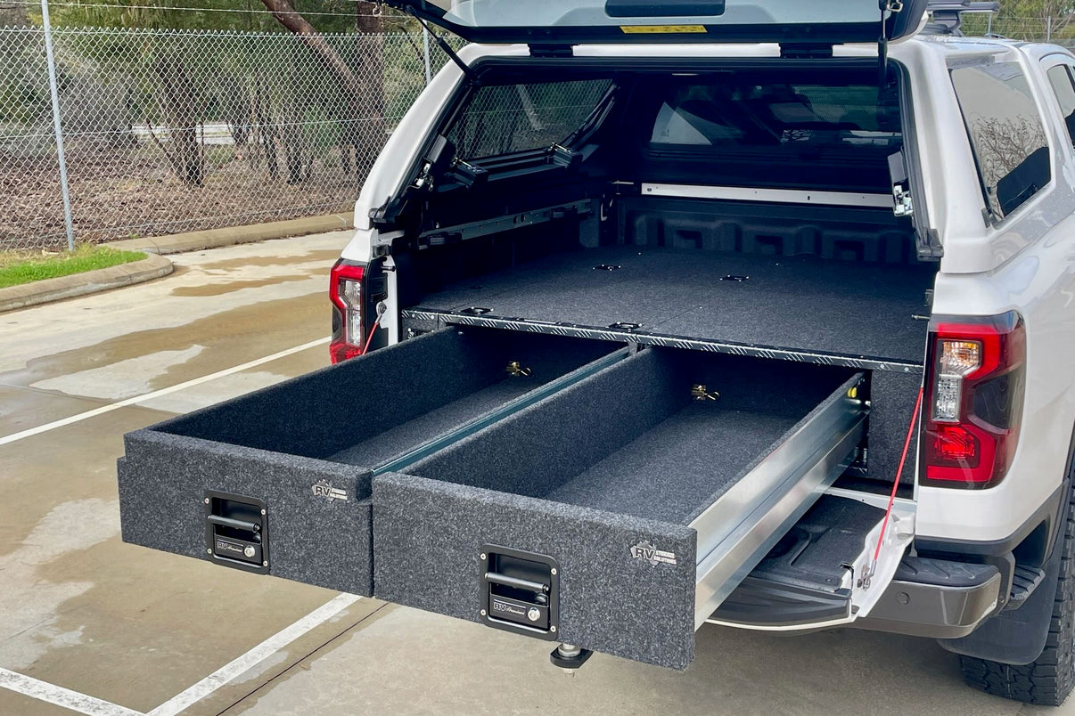 RVSS Premium Aluminium Twin Drawer System – ULTIMATE 4WD