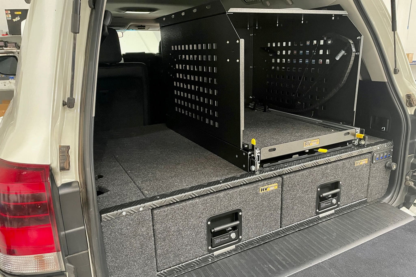 RVSS Premium Aluminium Twin Drawer System – ULTIMATE 4WD