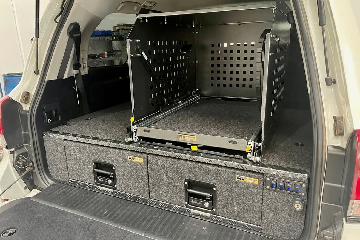 RVSS Premium Aluminium Twin Drawer System – ULTIMATE 4WD