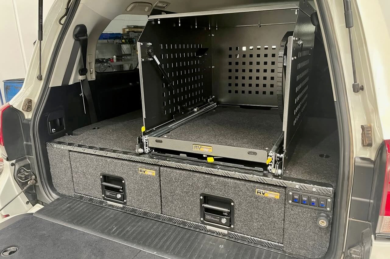 RVSS Premium Aluminium Twin Drawer System – ULTIMATE 4WD