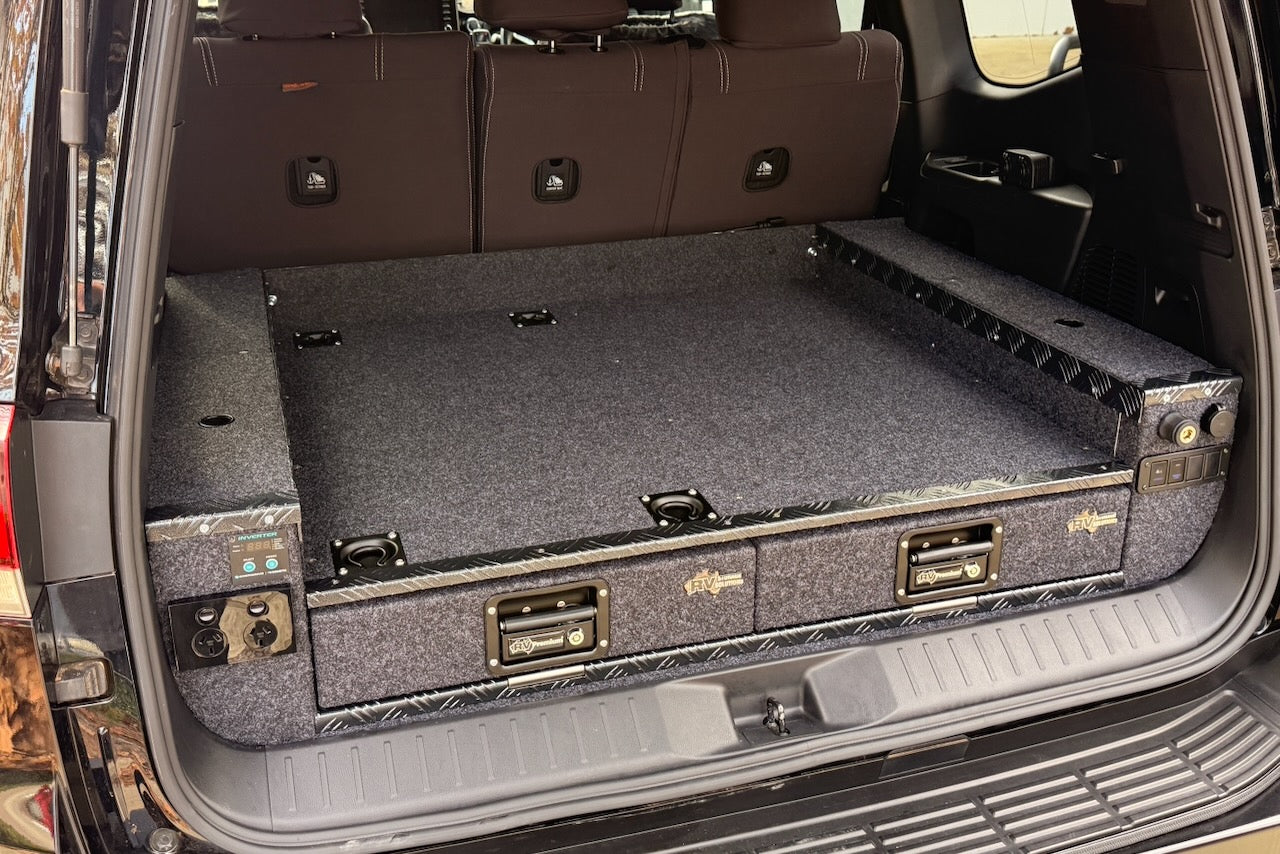 RVSS Premium Aluminium Low Rider Twin Drawer System – ULTIMATE 4WD