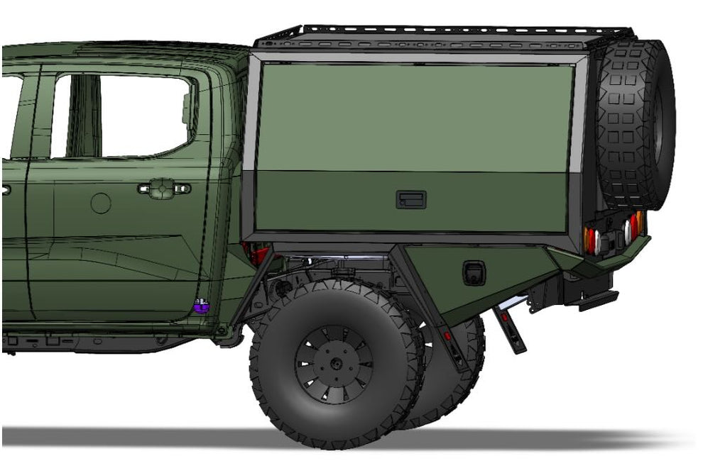 Module 3: Ford Ranger Super Duty Trig Point Chassis Mount Canopy, Stor ...