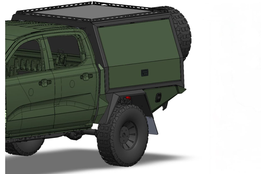Module 3: Ford Ranger Super Duty Trig Point Chassis Mount Canopy, Stor ...